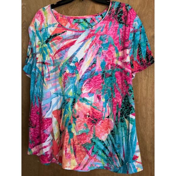 Allison Daley | Tops | Allison Daley Womens Plus Size Short Sleeve ...